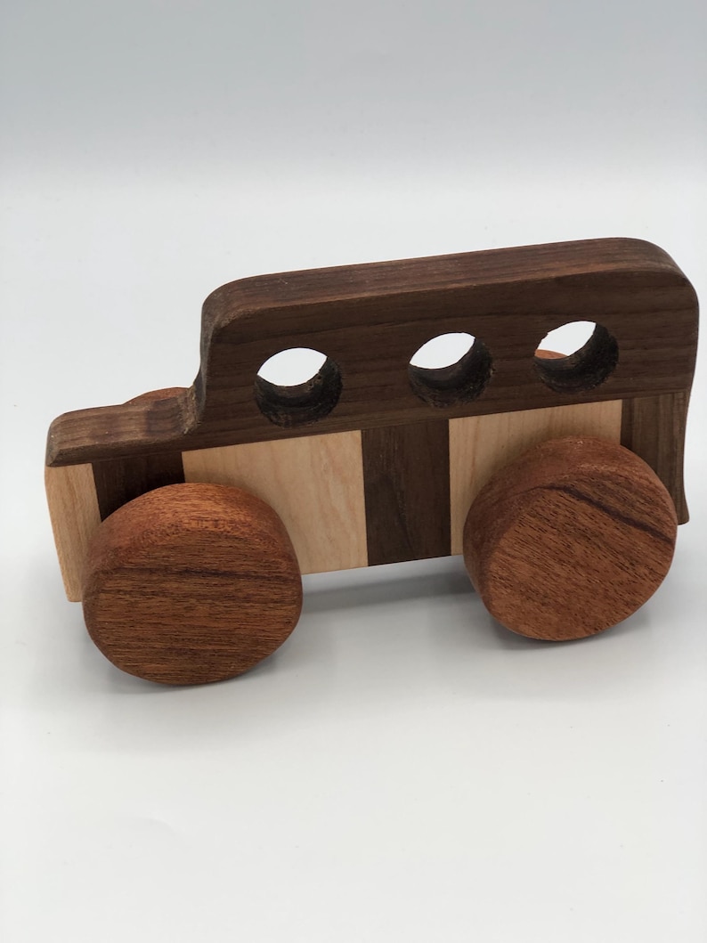 Handmade Wooden Toy Bus - Etsy