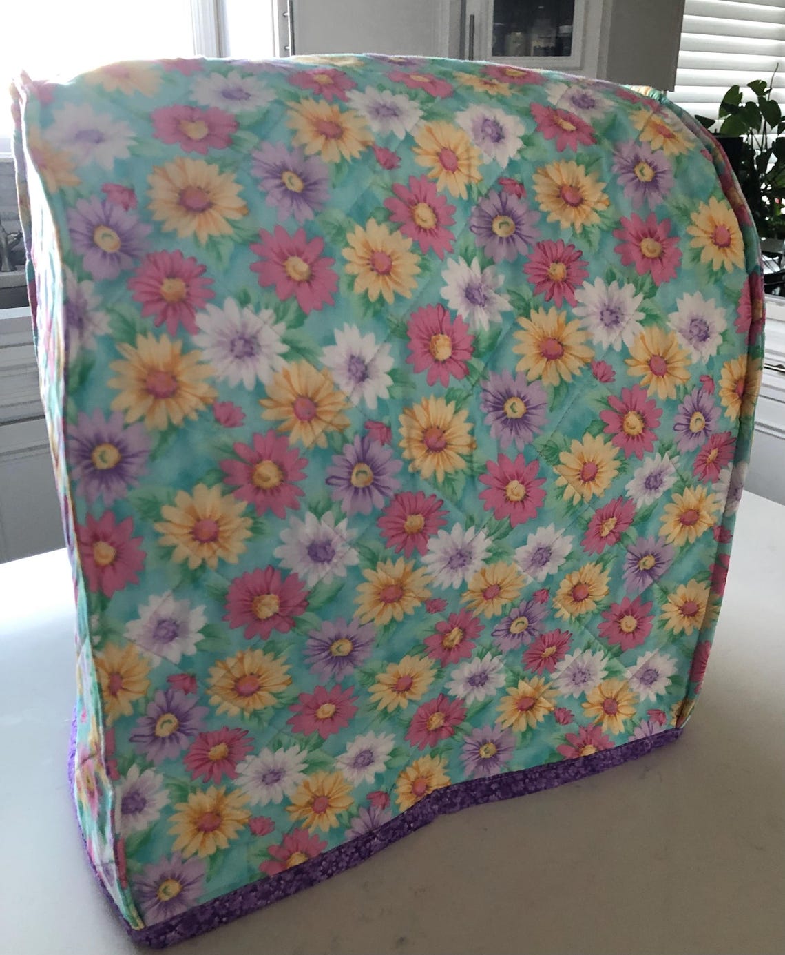 Electric Mixer Dust Cover Spring Daisy Print Fits 6-7 Qt Lift Kitchen ...