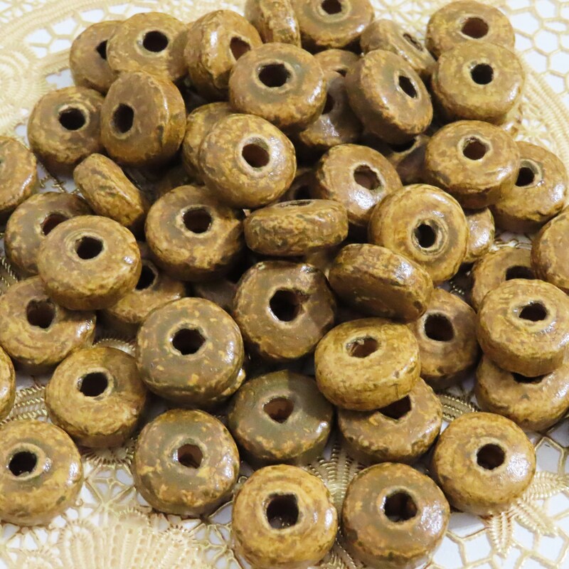 African Disc Beads - Etsy