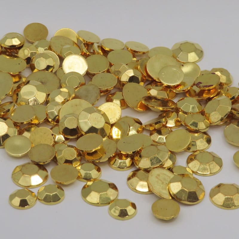 Gold Rhinestones - Etsy