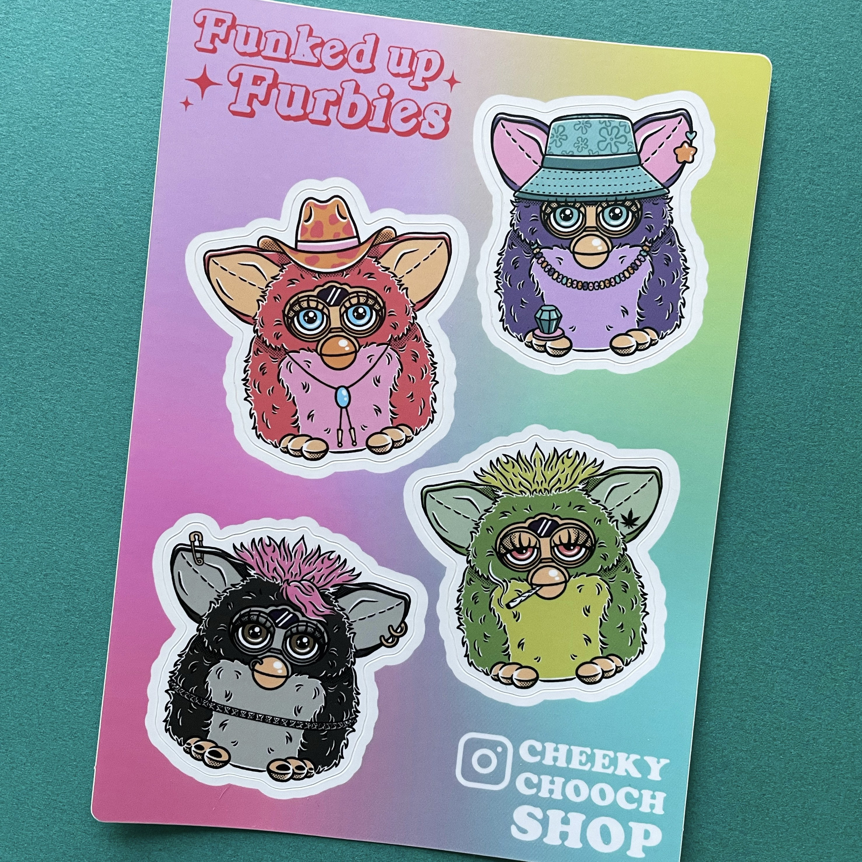 90s Furby Sticker Sheet - Etsy