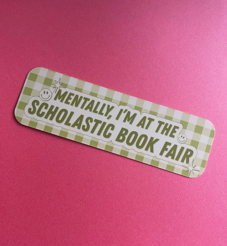 Book Fair Bookmark, Funny Bookmark, Gifts for Readers, Millennial ...
