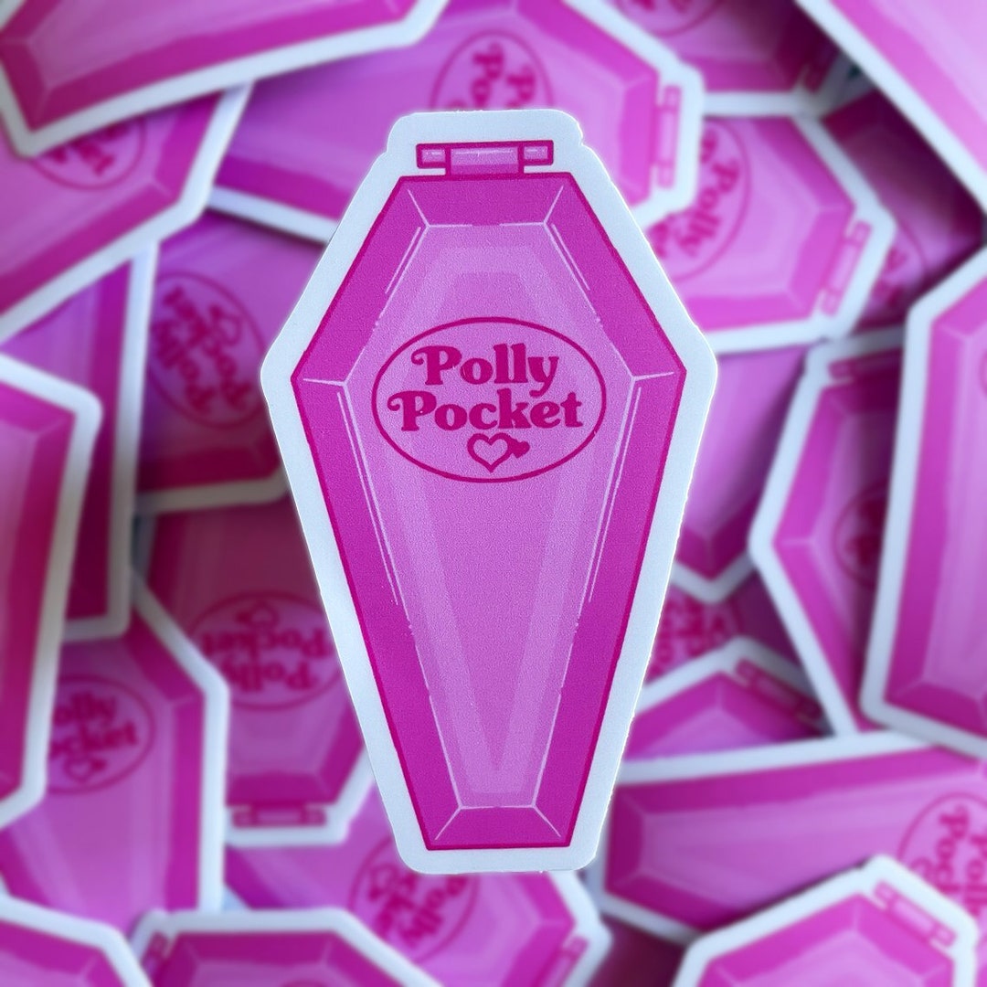 Pink Coffin 90s Sticker, Water Bottle Sticker, Laptop Stickers - Etsy