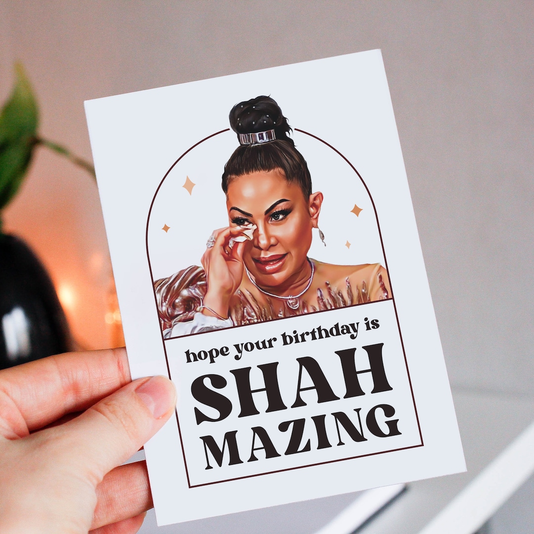 Rhoslc Card, Bravo Birthday Card, Jen Shah, Salt Lake City, Bravo Gift ...