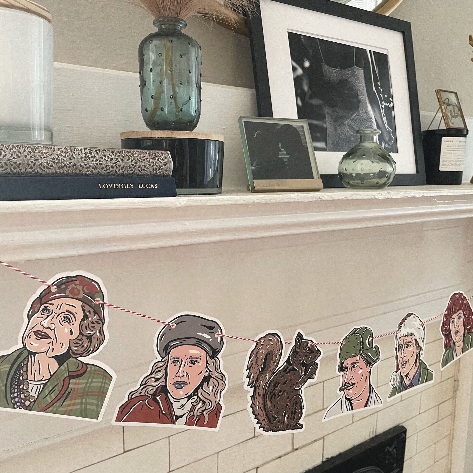 Griswold Christmas Garland, Holiday Banner, Cousin Eddie, Clark ...