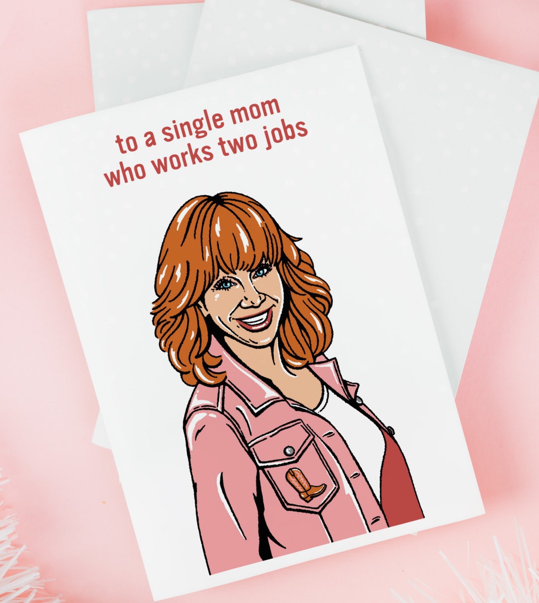 Reba Card for Mom, Mother's Day Card, Single Mom Card, 90's Country ...