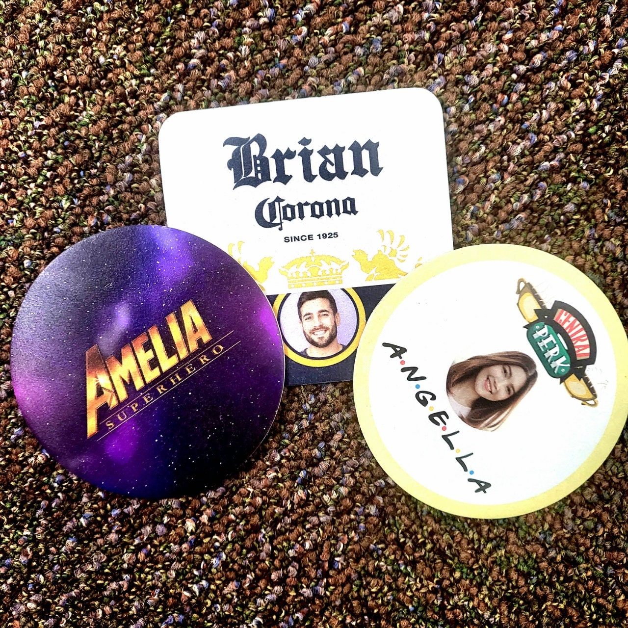 Personalized Heavy Weight Cardboard Coaster 6pk or 12 Pk | Etsy