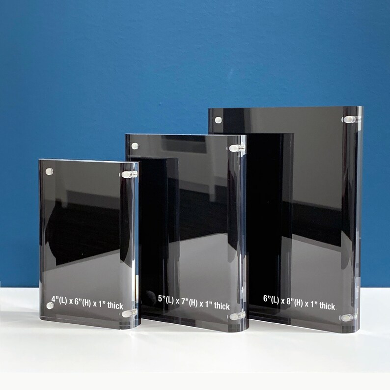 Marco de acrílico magnético impreso digital Memorabilia Grande - Etsy ...