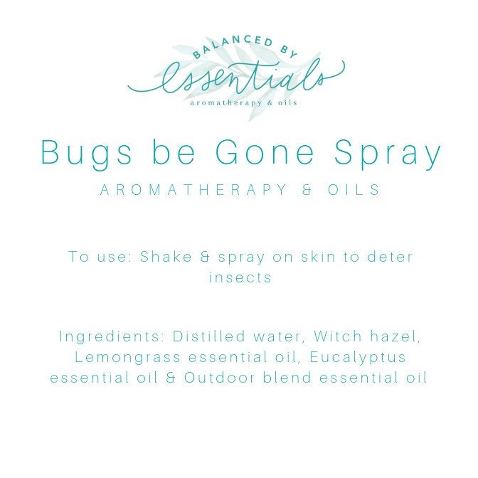 Bugs Be Gone Spray Insect Repellent Bug off Spray Natural - Etsy