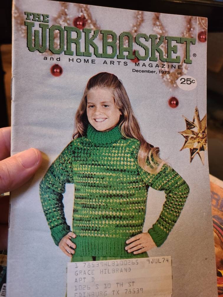 The Workbasket Magazine, 46 Issues From 1969-73 Patterns for Crochet ...