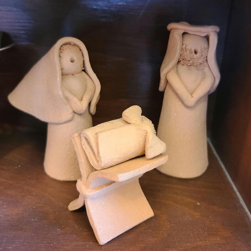 Terracotta Nativity - Etsy