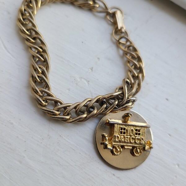 Gold Train Necklace - Etsy