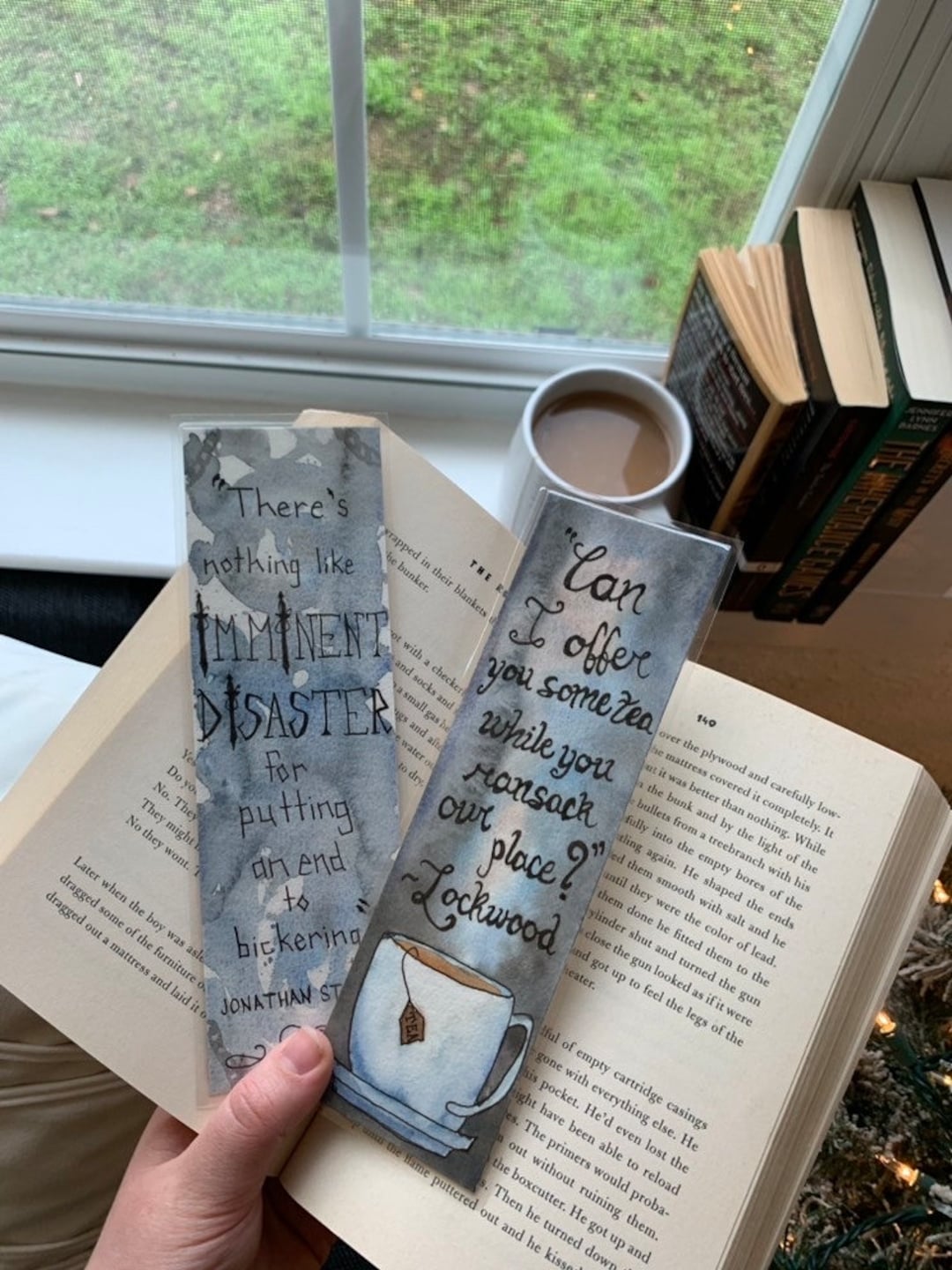 Lockwood and Co Handpainted Watercolor Bookmarks - Etsy