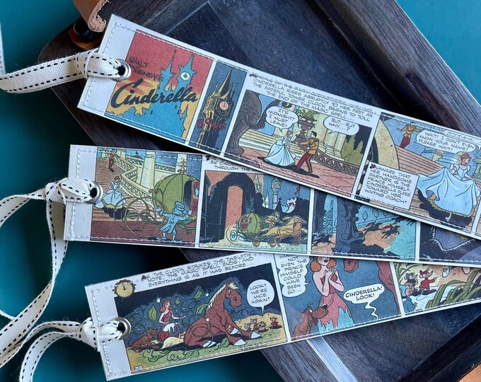 1980 Cinderella Comic Bookmarks - Etsy