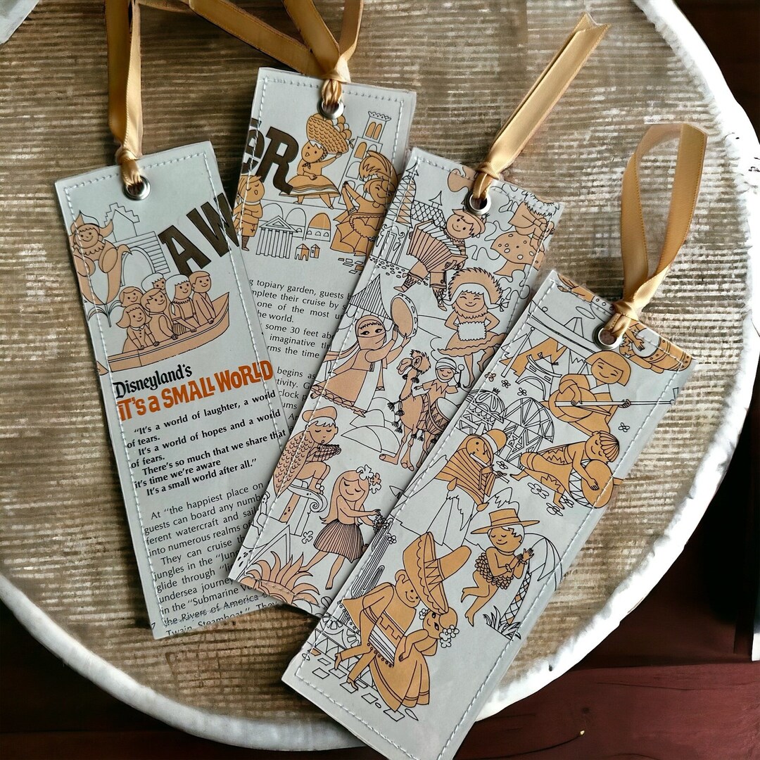 1972 Small World Bookmarks - Set of 4! - Etsy