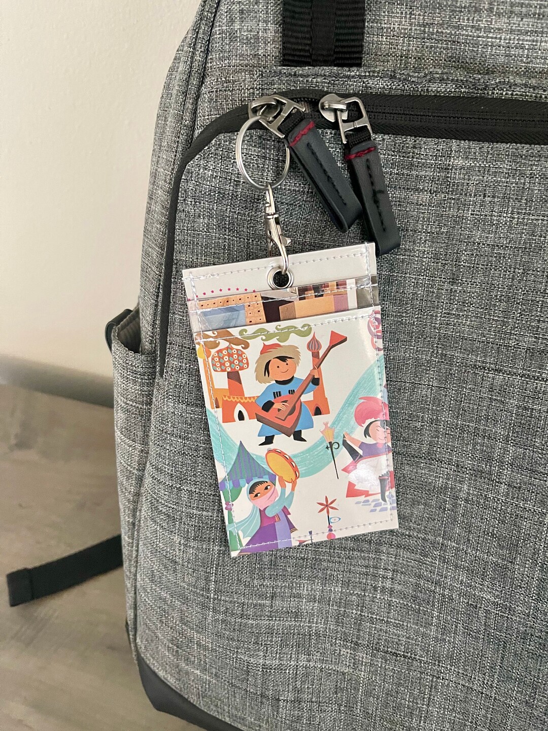 1964 Small World Card Carrier W/detachable Clip! - Etsy