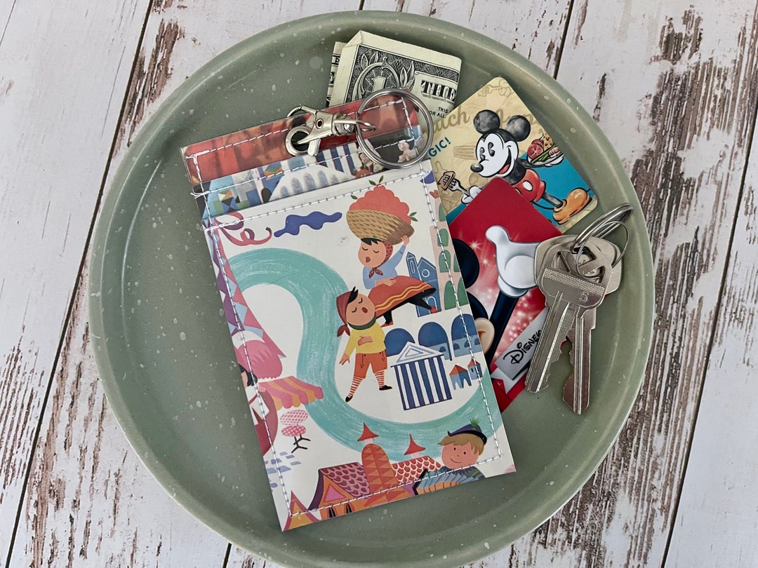 1964 Small World Card Carrier W/detachable Clip - Etsy