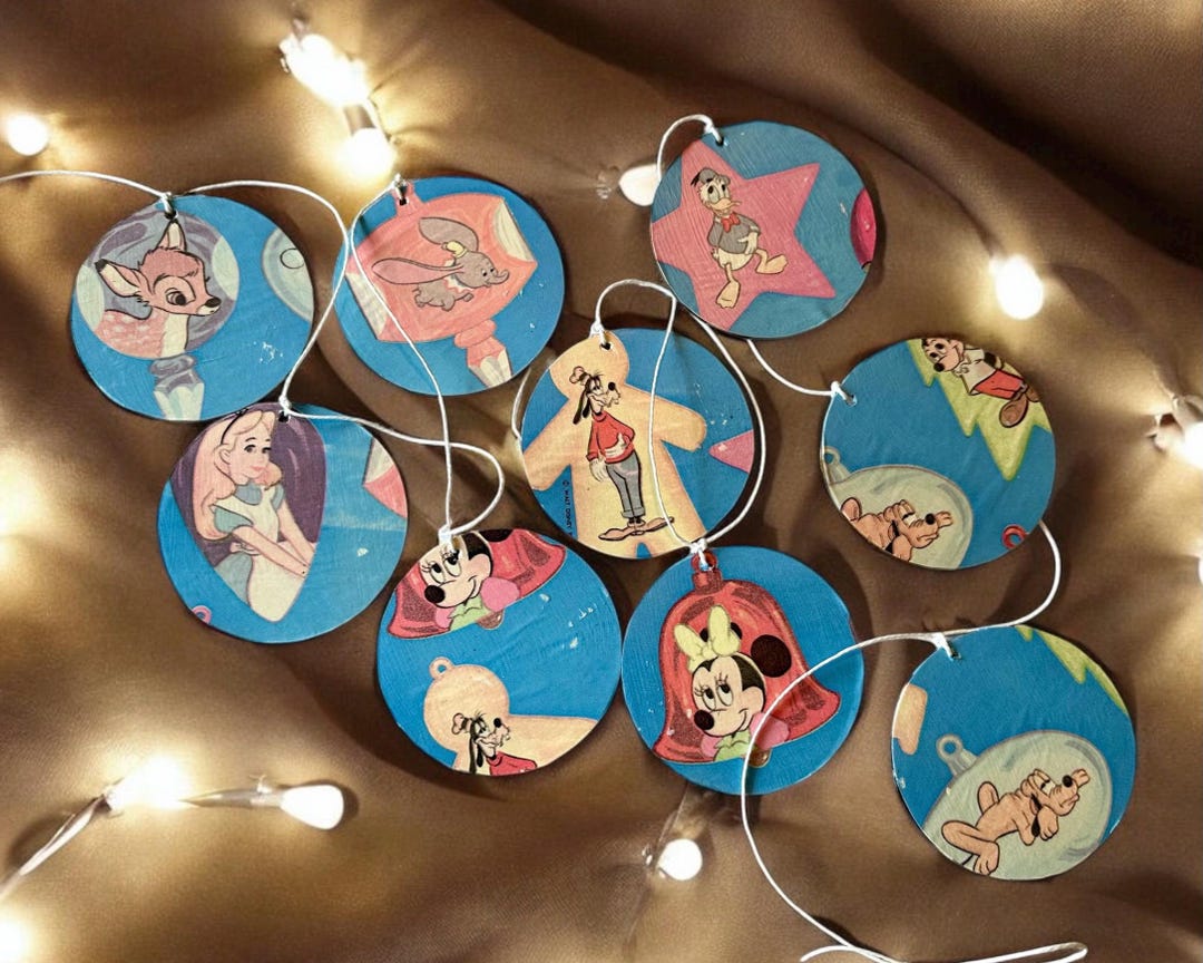 1960's Disney Characters Holiday Garland - Double Sided! - Etsy