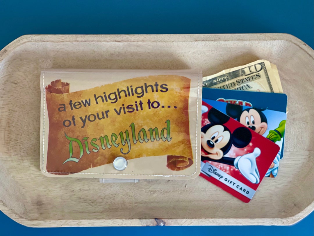 1963 Disneyland Wallet 4 Card Slots - Etsy