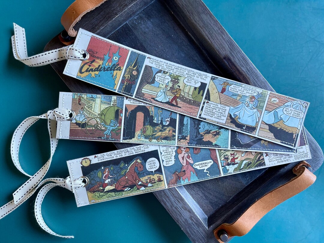1980 Cinderella Comic Bookmarks - Etsy