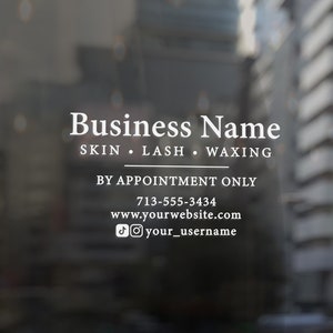 Custom Vinyl Store Front Small Business Vinyl Decal Sticker ...