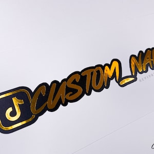 Custom Social Media Decal Personalized Stickers Instagram Facebook Tik ...