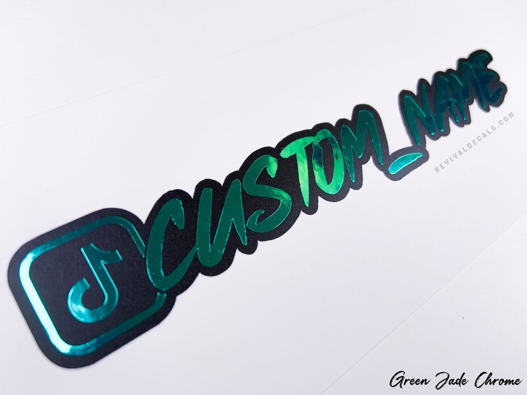 Custom Social Media Decal Personalized Stickers Instagram Facebook Tik ...