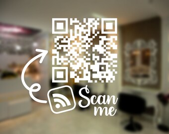 Qr Code Car Sticker - Etsy