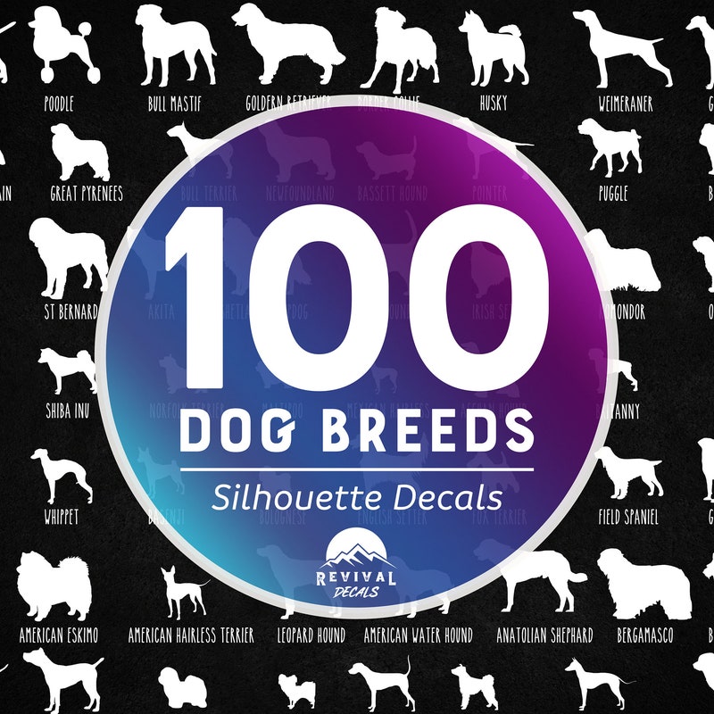 Vinyl Dog Decal - Etsy