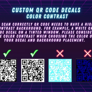 Facebook Custom QR Code Vinyl Decal Sticker for Business Social Media ...