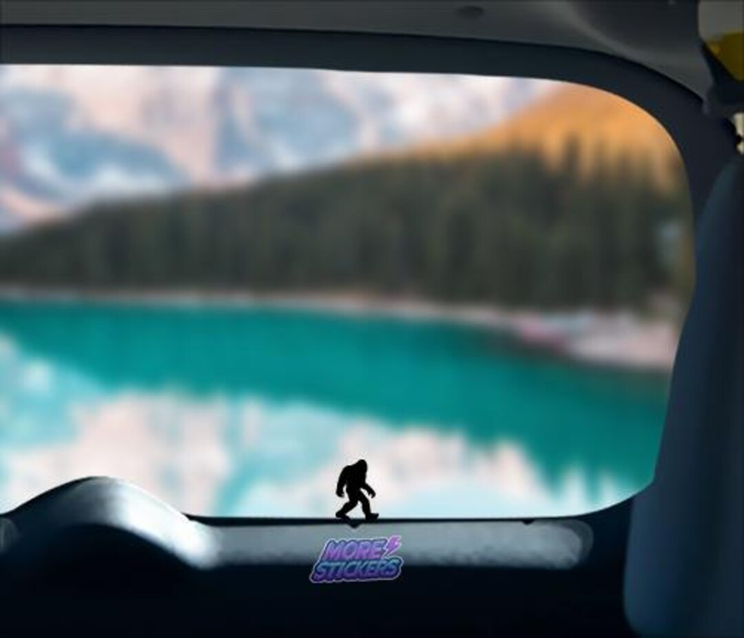 Small Sasquatch Vinyl Decal Hidden Hide Easter Egg Tiny Bigfoot Car ...