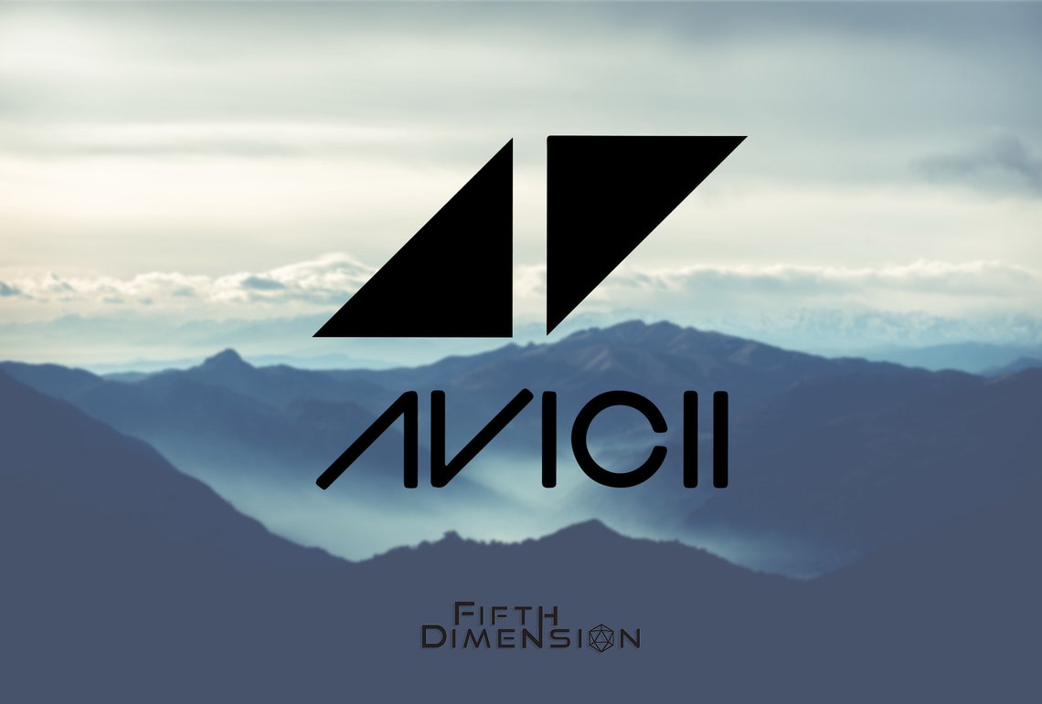 Avicii Vinyl Decal Silver Rainbow Holographic EDM Decal | Etsy