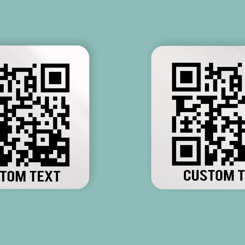 Qr Code Stickers - Etsy
