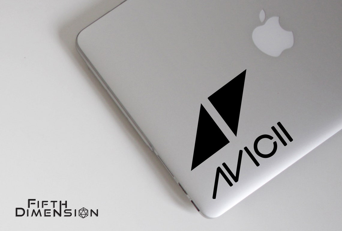 Avicii Vinyl Decal Silver Rainbow Holographic EDM Decal | Etsy