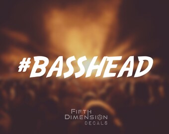 Basshead Decal - Etsy
