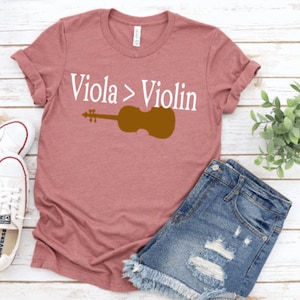 Viola T-shirt No It's Not A Violin Alto Clef Gift Tee - Etsy