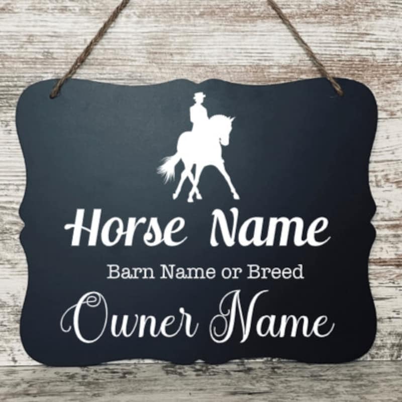Horse Stall Signs - Etsy