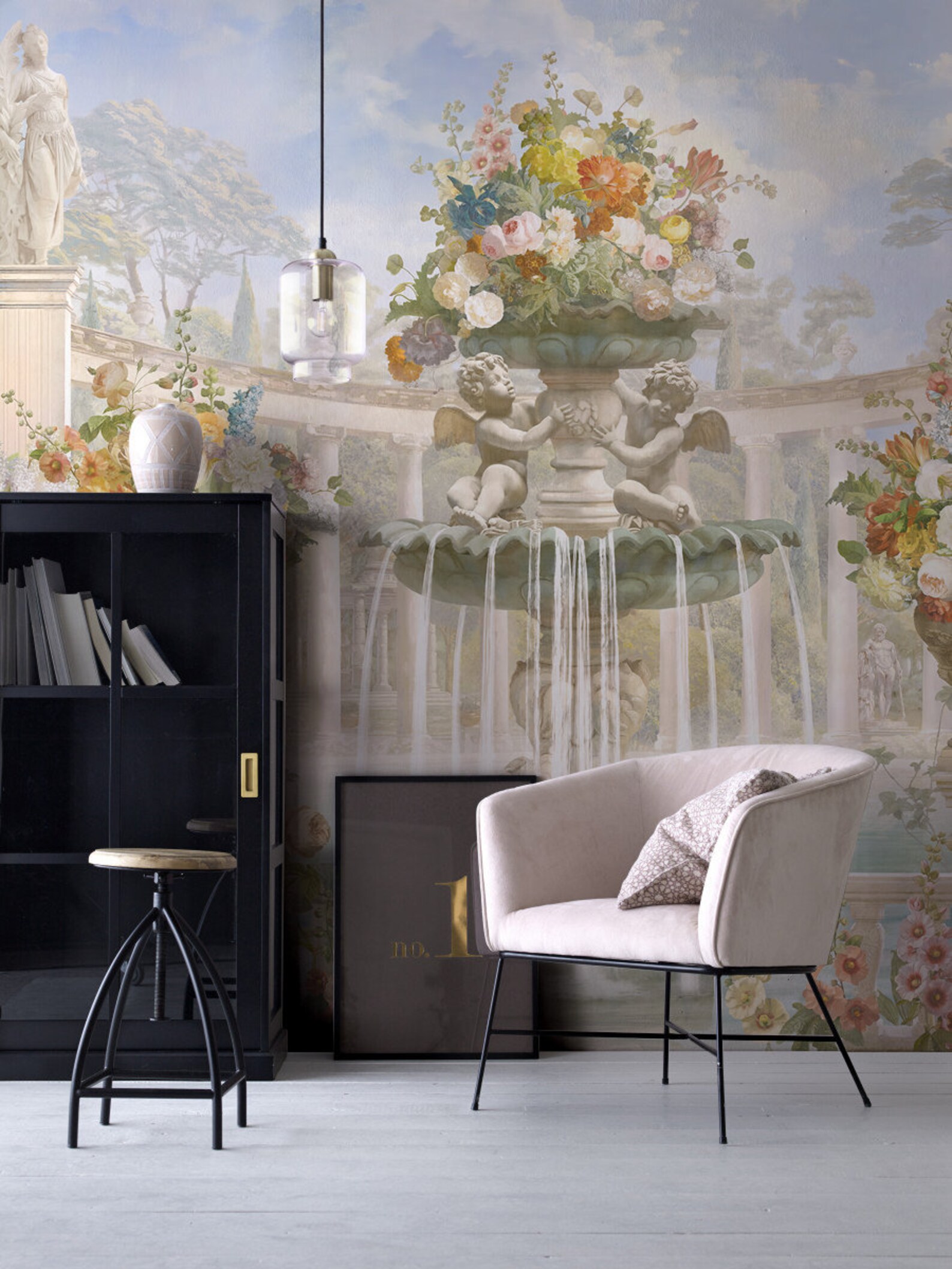 Romantic Removable Wallpaper Mural Scenic Wall Murals French | Etsy