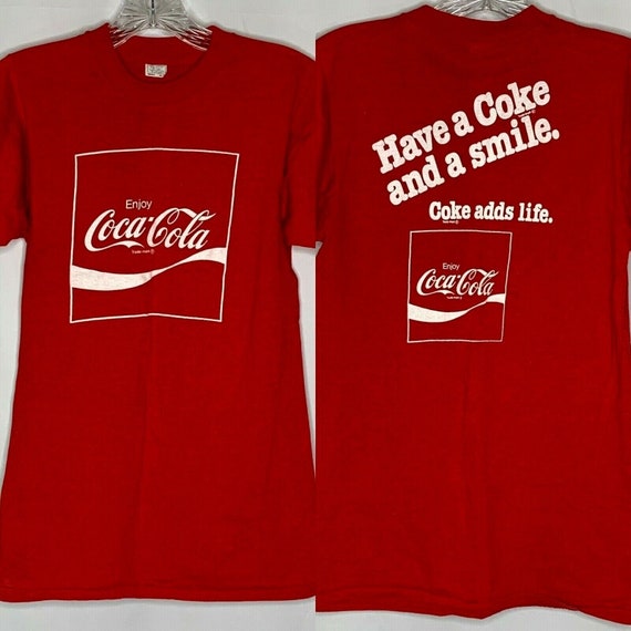 Coke Vintage T Shirt Size Small 1980s Have A Coke And… - Gem