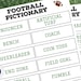 Football Game | Football Pictionary | 28 Words | Super Bowl | Football ...