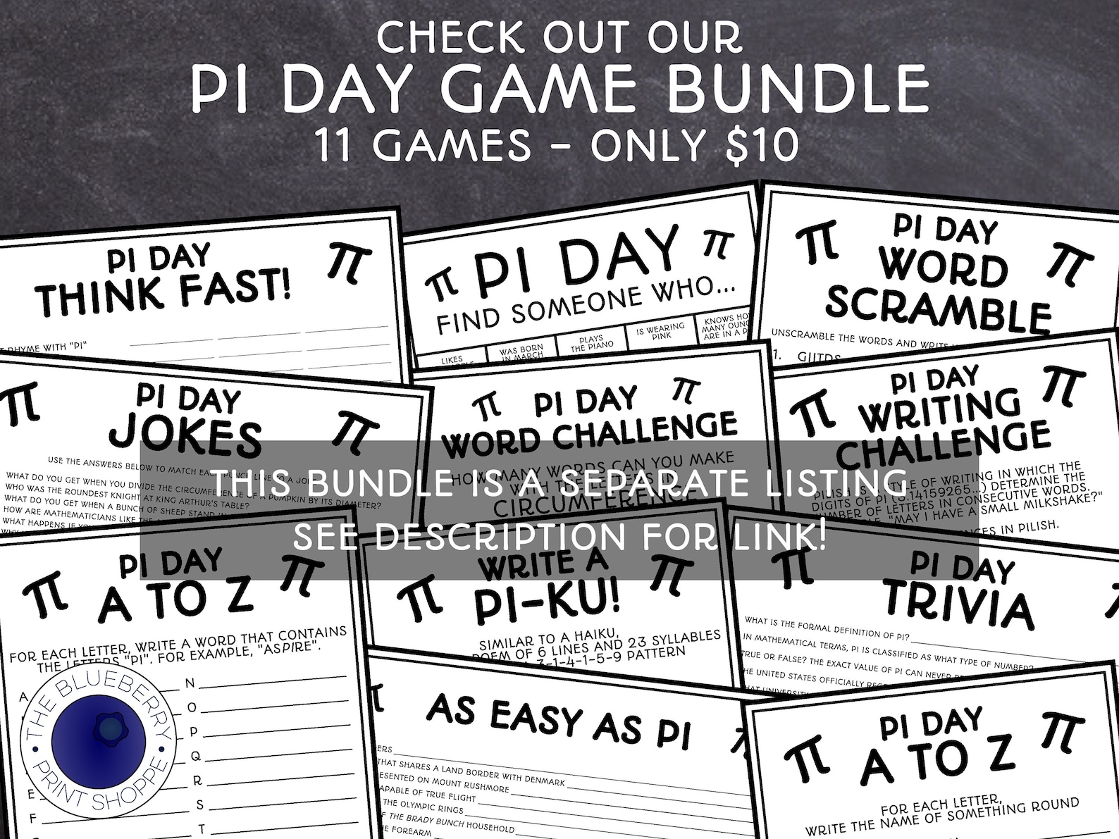 Pi Day Think Fast 3-14 Pi Day Game Classroom Game Pi - Etsy