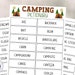 Camping 14 Game Bundle Camping Games Camping Theme Birthday Party ...