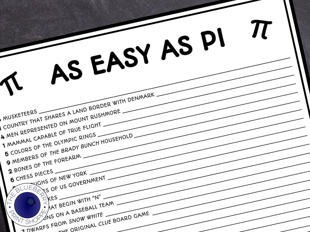 Pi Day Game | Trivia | 3-14 | Pi Day Game | Pi Day Activity | Classroom ...