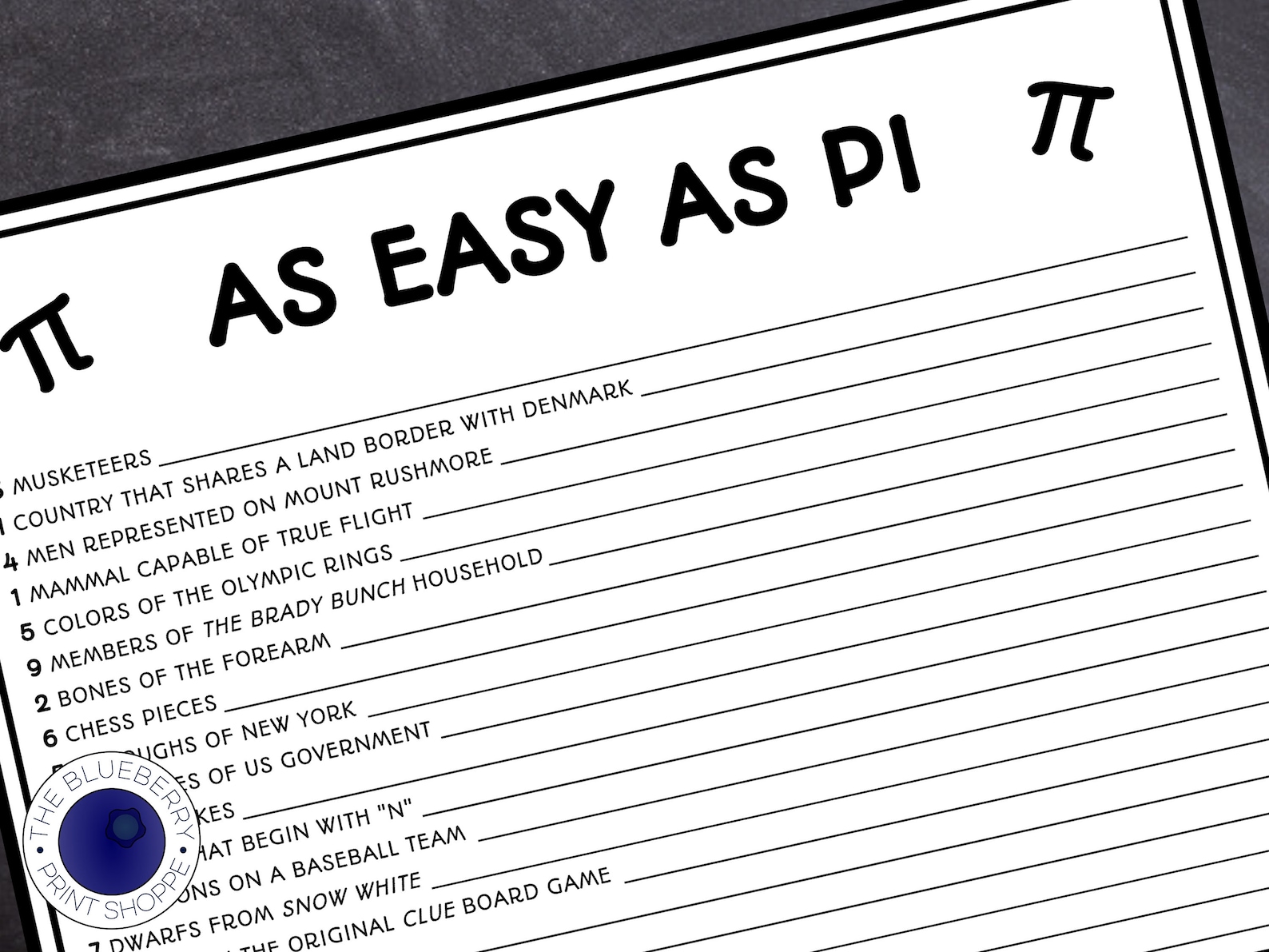 Pi Day Game | Trivia | 3-14 | Pi Day Game | Pi Day Activity | Classroom ...