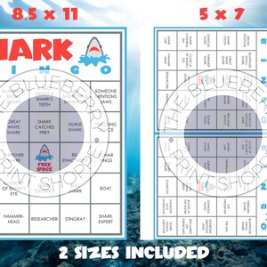 Shark Week Bingo Game | 10 Bingo Cards | Play While Watching Shark Week ...