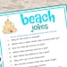 Beach Jokes | Beach Party Game | Beach Bash | Beach Riddles | Beach ...