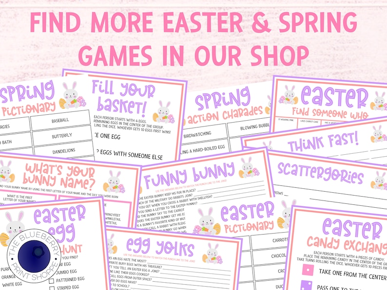 Easter Game Find Someone Who Find the Guest Icebreaker - Etsy