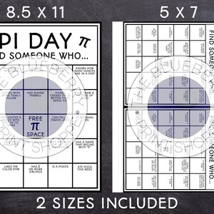 Pi Day Game | Find Someone Who... | 3-14 | Pi Day Game | Classroom Game ...