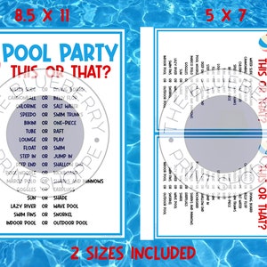 Pool Party This or That? | Pool Party Game | Splash Bash | Pool Party ...
