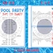 Pool Party This or That Pool Party Game Splash Bash Pool Party Theme ...